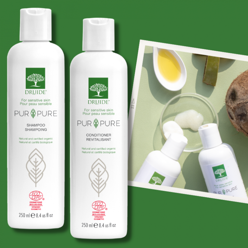 Druide Pur&Pure Shampoo & Conditioner: organic, vegan, cruelty-free