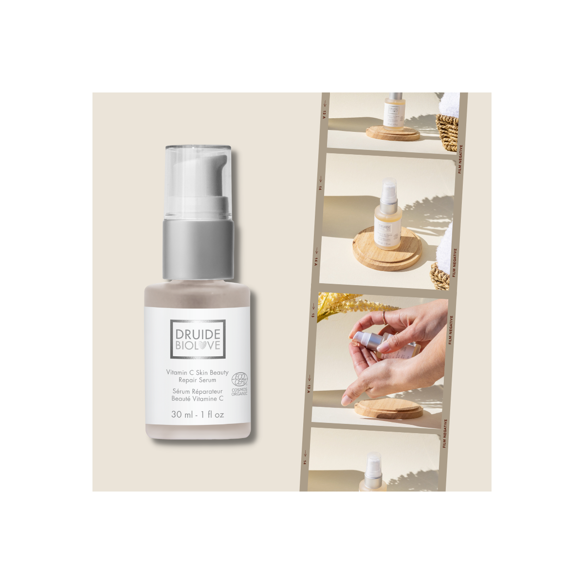 Sérum visage bio régénérant, antioxydant, liftant | Druidebio.fr